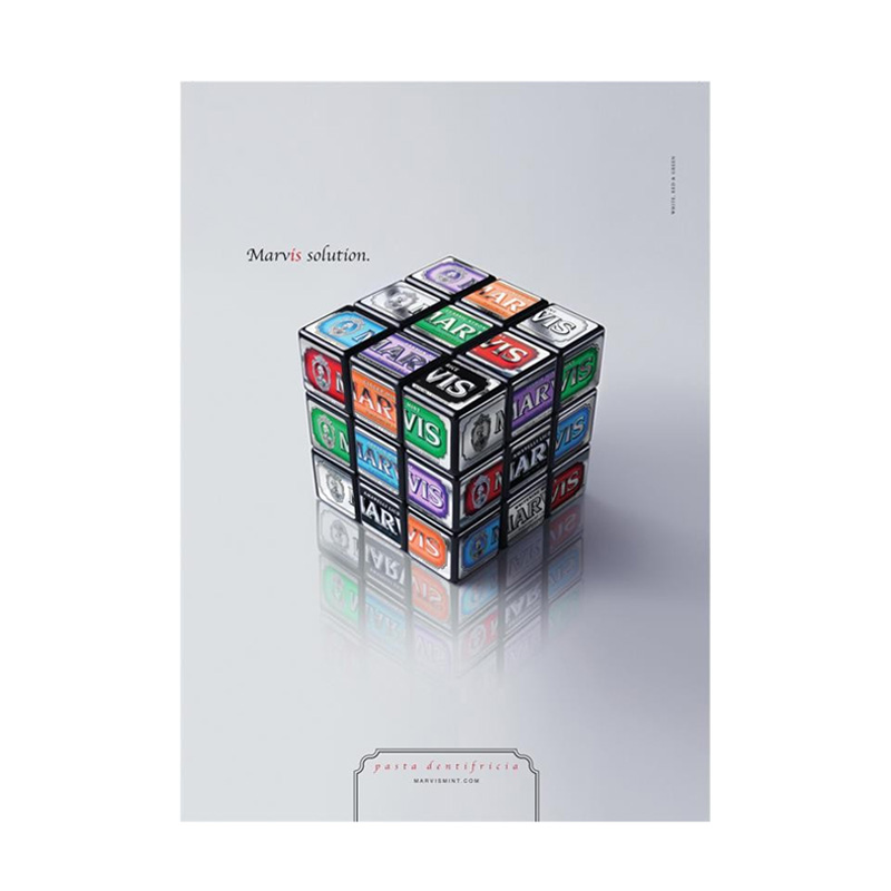 Barbercompany Купити Плакат вітринний Marvis Window Display Cube з ...